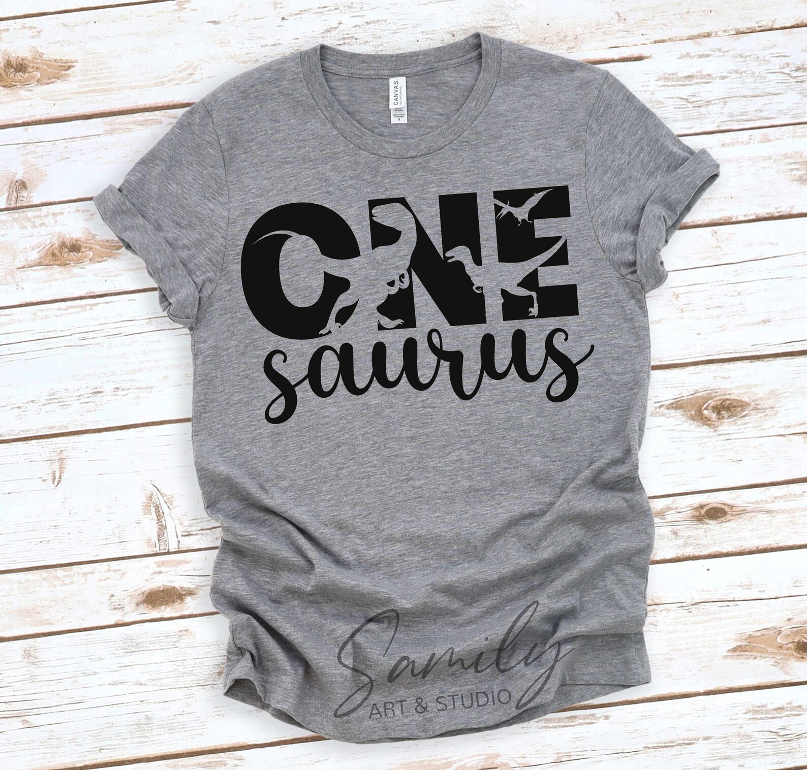 One Saurus Svg First Birthday Svg Birthday Dinosaur Svg Cut - Etsy