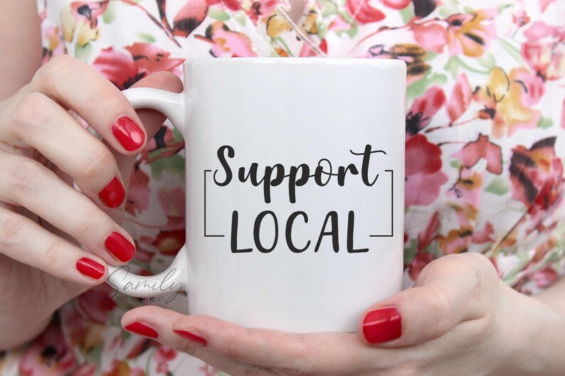 Support Local Svg Local Business Svg Shop Small Svg Local - Etsy