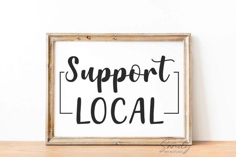 Support Local Svg Local Business Svg Shop Small Svg Local - Etsy