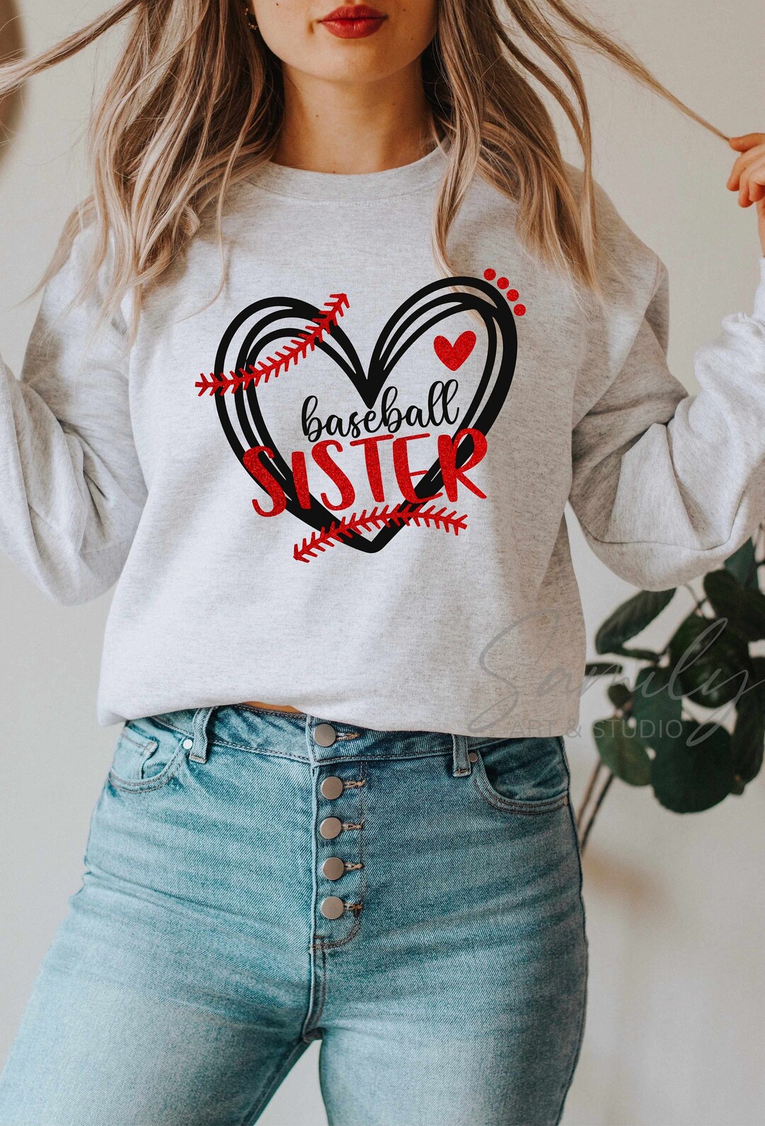 Baseball Sister Svg, Baseball Girl Svg, Love Baseball Svg, Baseball ...