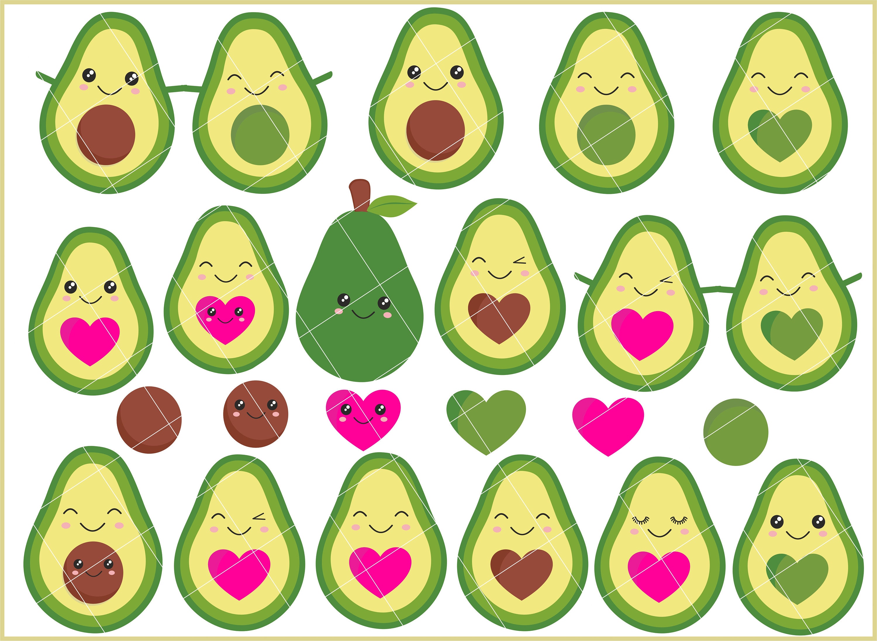 Avocado Images Clip Art