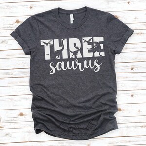 Three Saurus Svg, Three Rex Birthday Svg, Three T Rex Svg, Three Rex ...