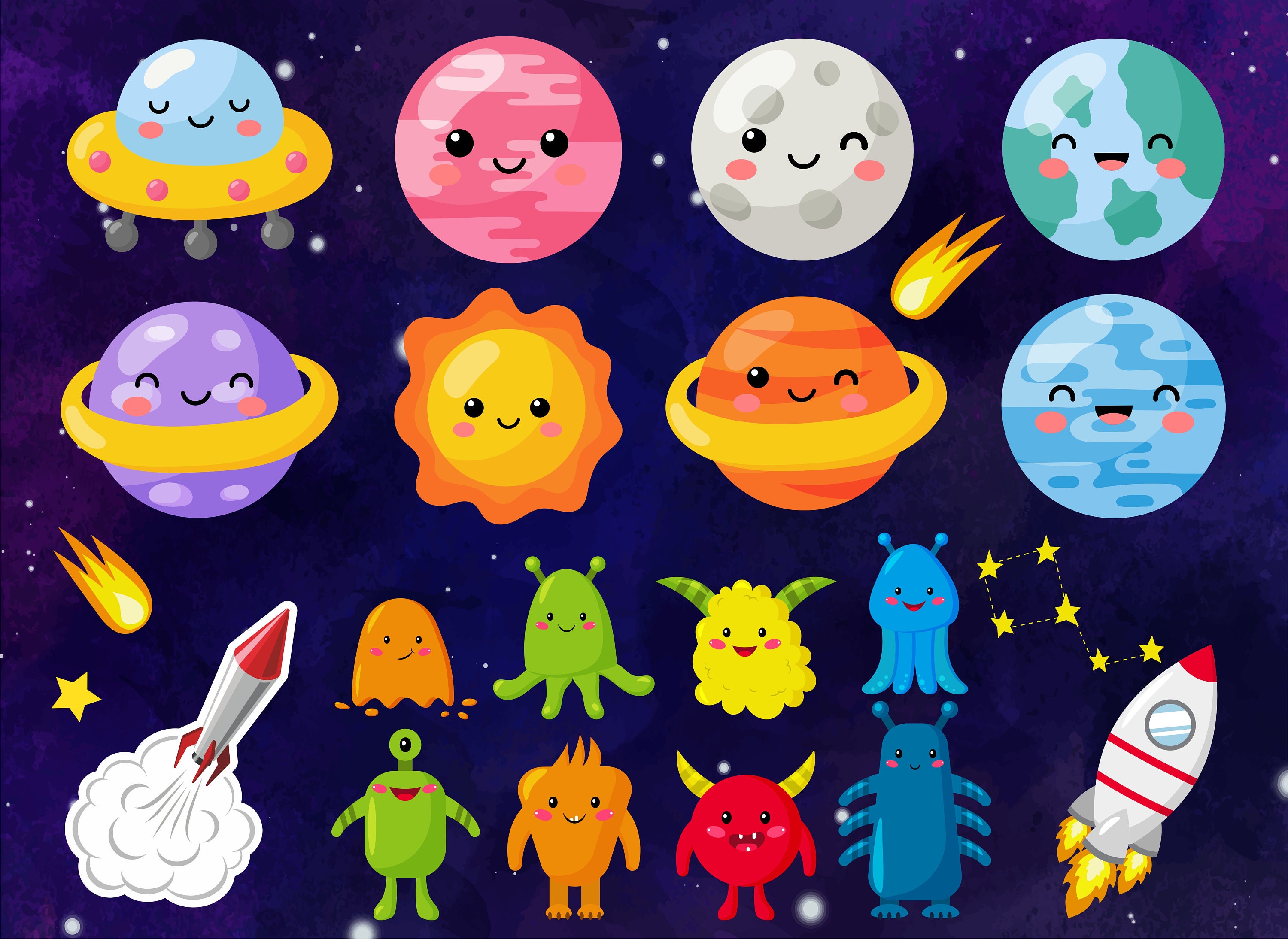 Cute Planets