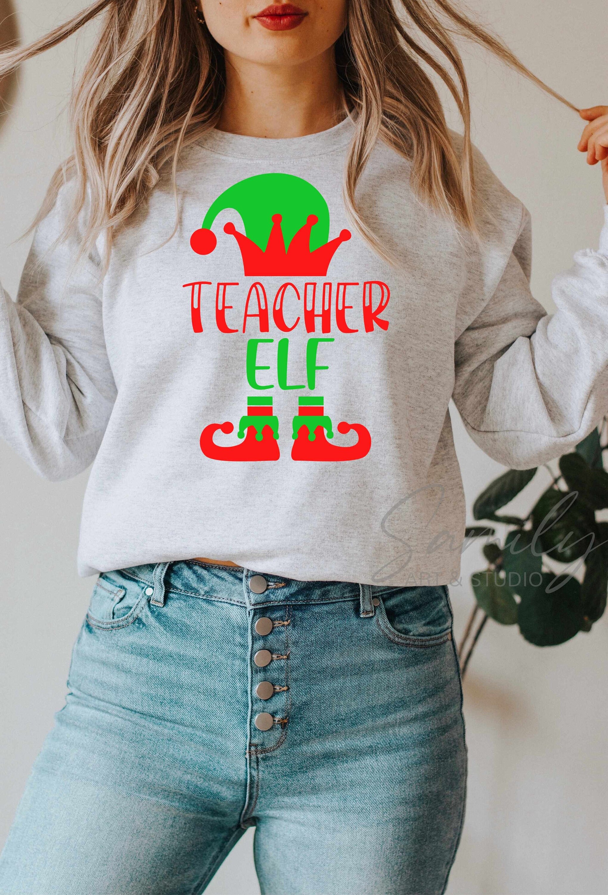 Juf Elf Svg Kerst Svg Juf svg Kerst SVG Lerarenelftal svg | Etsy Nederland