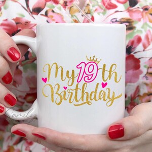 My Nineteenth Birthday Svg, Nineteen Svg, My 19th Birthday Svg, 19 ...