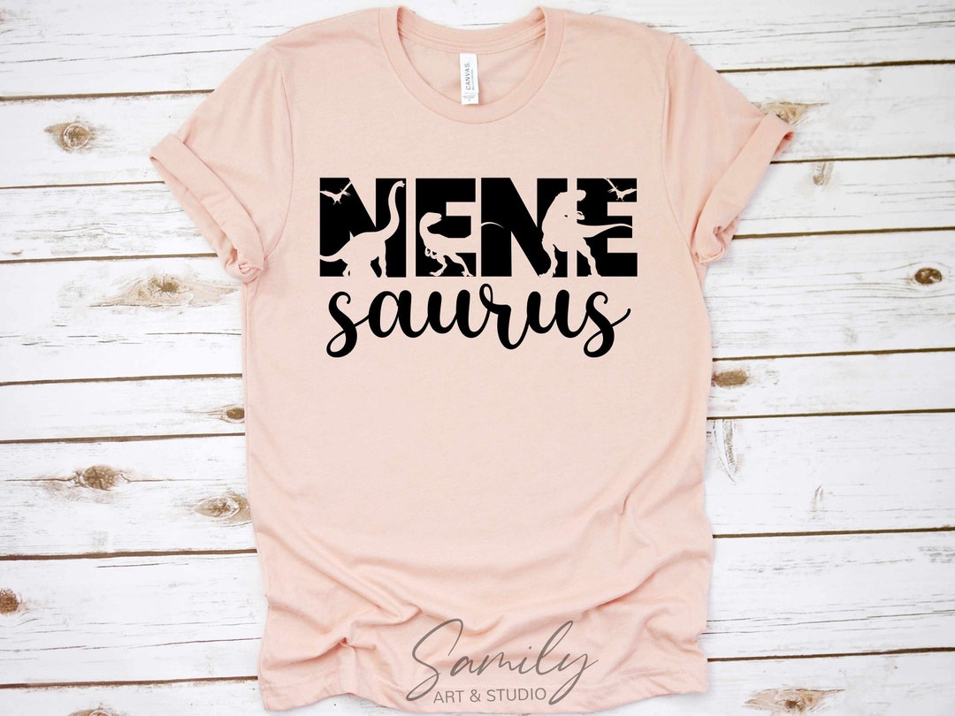 Nene Saurus Svg, Grandma Saurus Svg, T-rex Dinosaur Svg, Grandmother ...