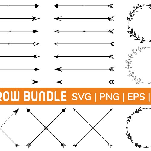 Arrow SVG Arrow Bundle SVG Files Arrow Files for Cricut - Etsy