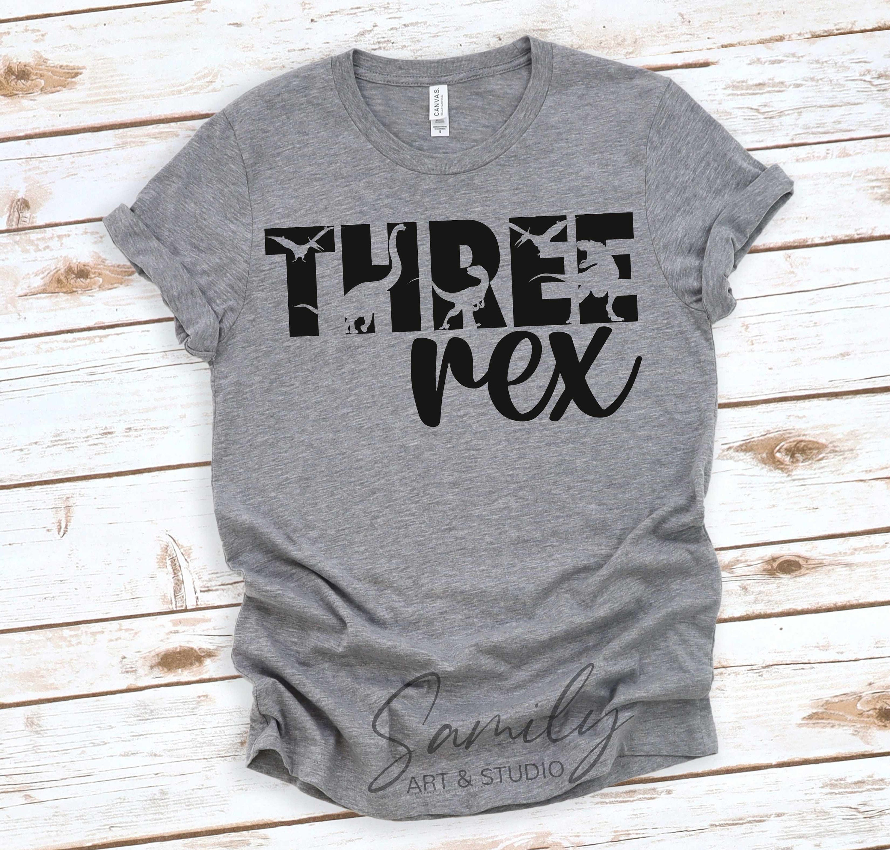 Three Rex Svg Three Rex Birthday Svg Three T Rex Svg Three - Etsy UK