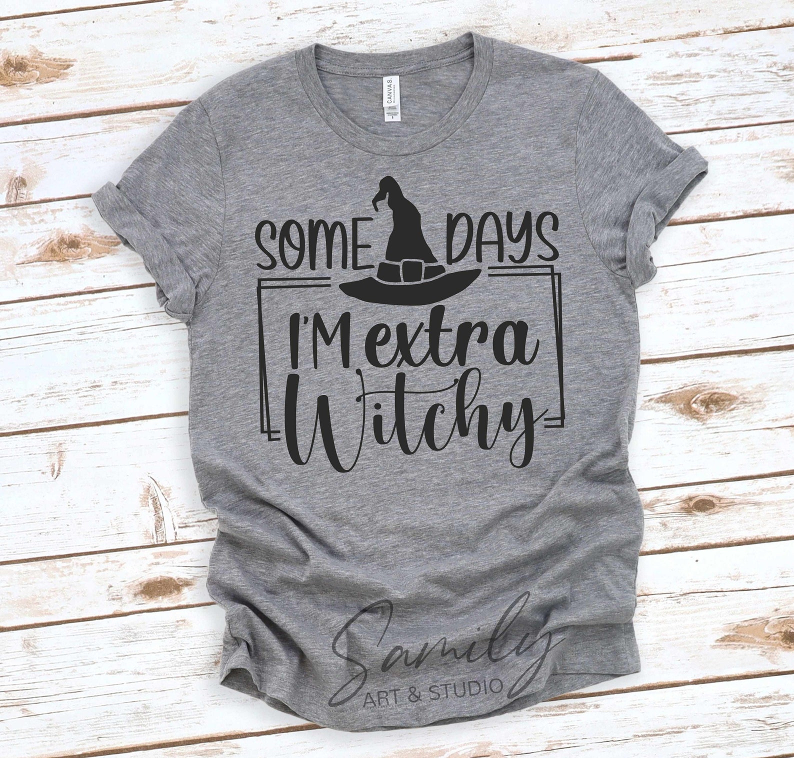 Some Days I'm Extra Witchy Svg Halloween SVG Basic Witch - Etsy