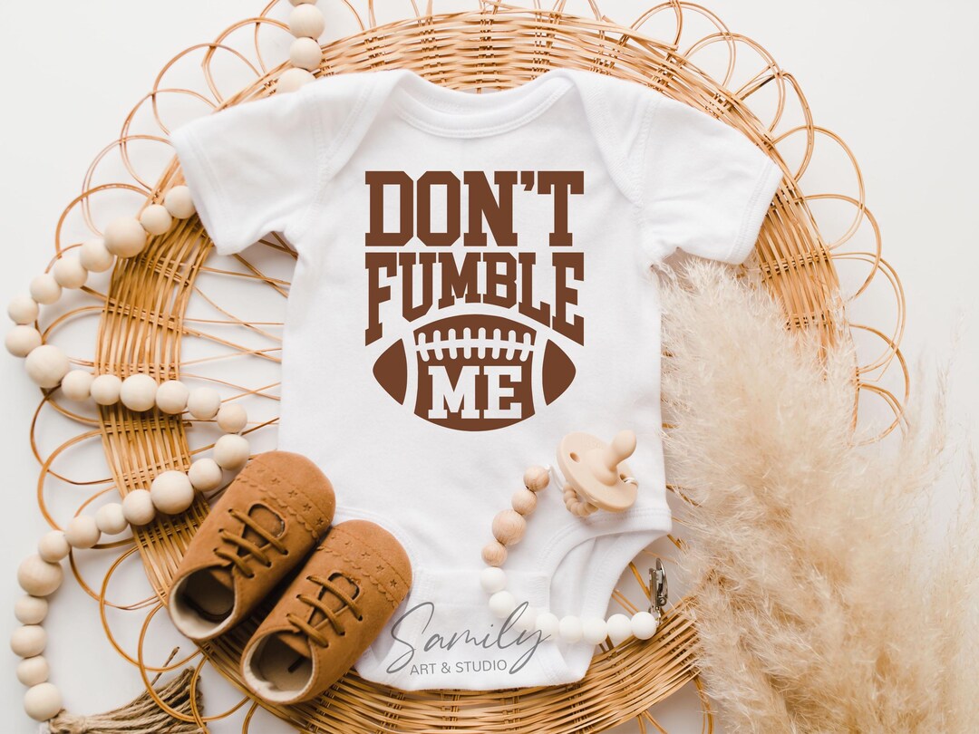 Don't Fumble Me Svg, Baby Bodysuit SVG, Sports Onesie Svg, Football ...