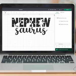 Nephew Saurus Svg, T-rex Dinosaur Svg, Birthday Svg, T Rex Shirt Svg ...