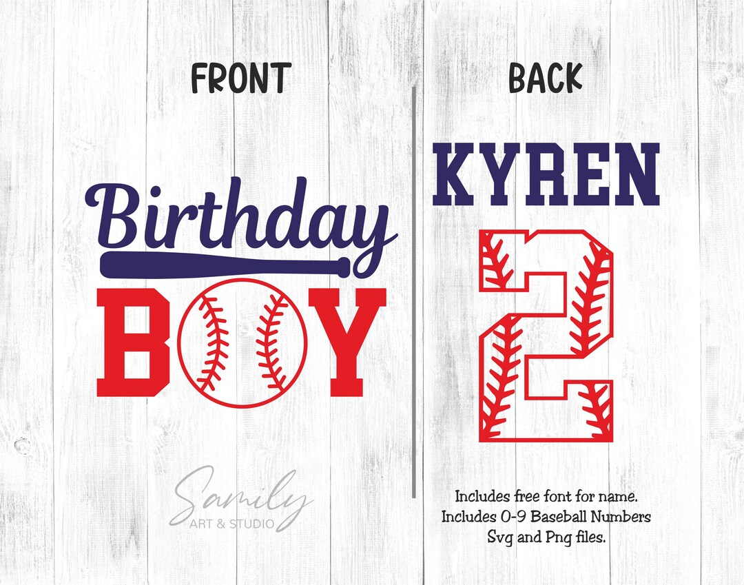 Baseball Birthday Boy Svg, Baseball Numbers Svg, Baseball First ...