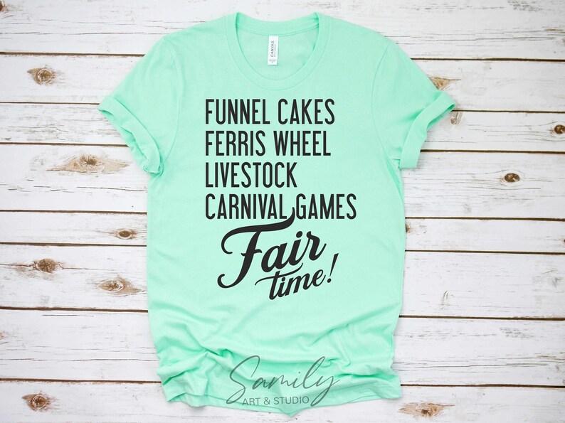 Fair Time Svg Funnel Cakes Ferries Wheel Svg Autumn SVG | Etsy