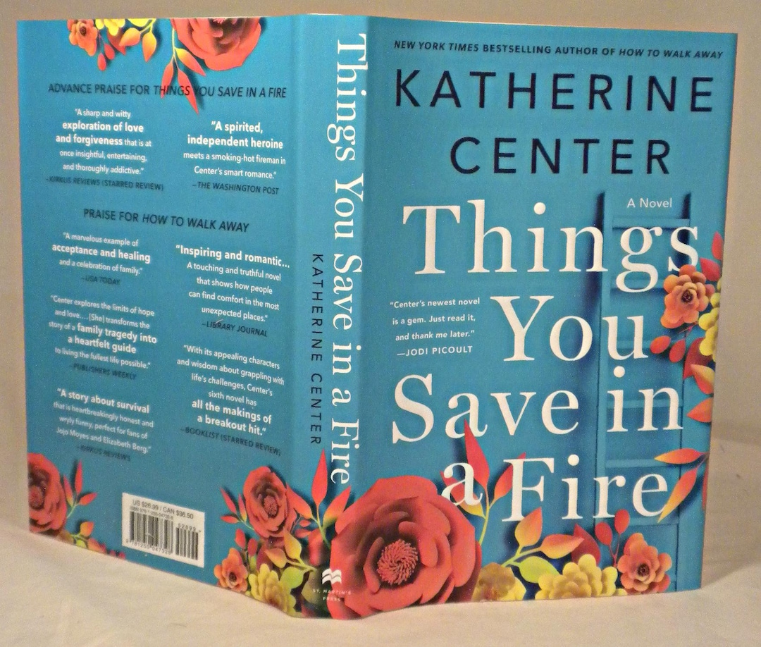 SIGNED, Things You Save in a Fire, Katherine Center, Signed on Title ...