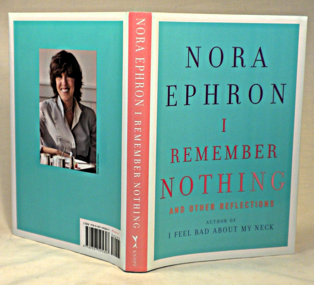 SIGNED BOOKPLATE, I Remember Nothing, Nora Ephron, First Edition, First ...