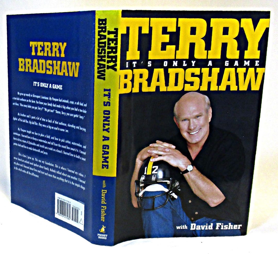 SIGNED It's Only a Game by Terry Bradshaw Signed on Title Page, First ...