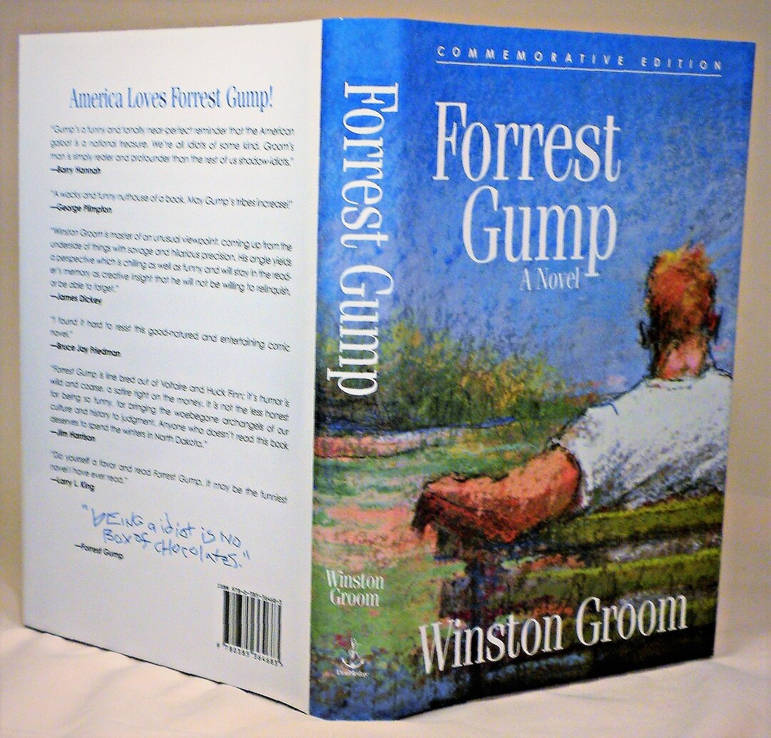 SIGNED, Forrest Gump, Winston Groom, Signed on the Title Page ...