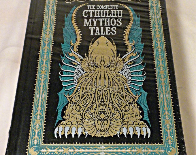 The Complete Cthulhu Mythos Tales, H.P. Lovecraft, Barnes & Noble, New, Sealed, With 16" X 20 ...