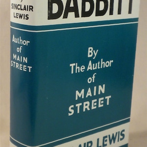 Babbitt, Sinclair Lewis, First Edition Facsimile of the 1922 Classic, With Slipcase - Etsy