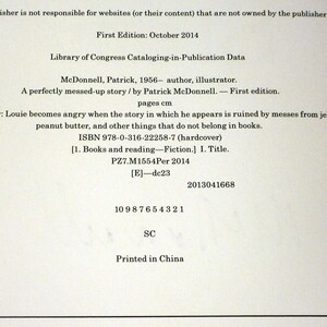 SIGNED, A Perfectly Messed-up Story, Patrick Mcdonnell, First Edition ...