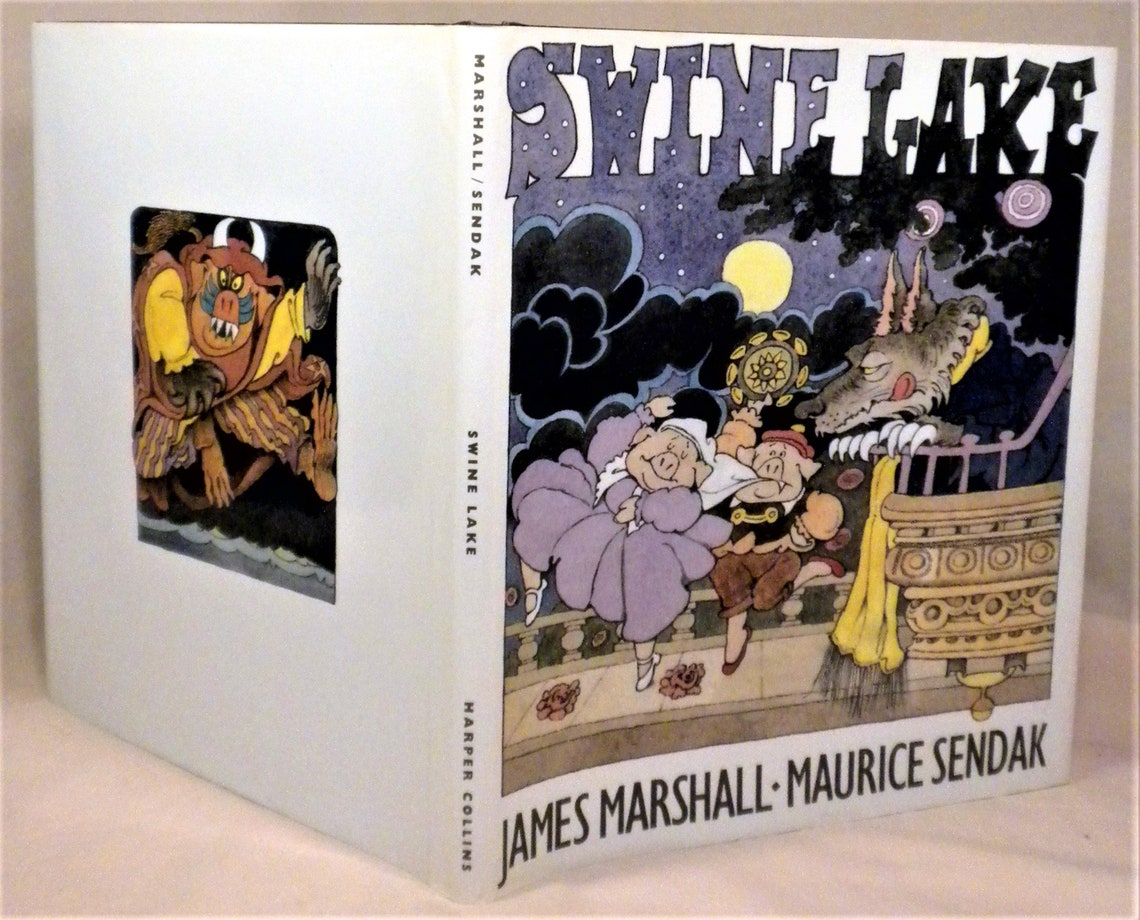 SIGNED Swine Lake James Marshall & Maurice Sendak First - Etsy