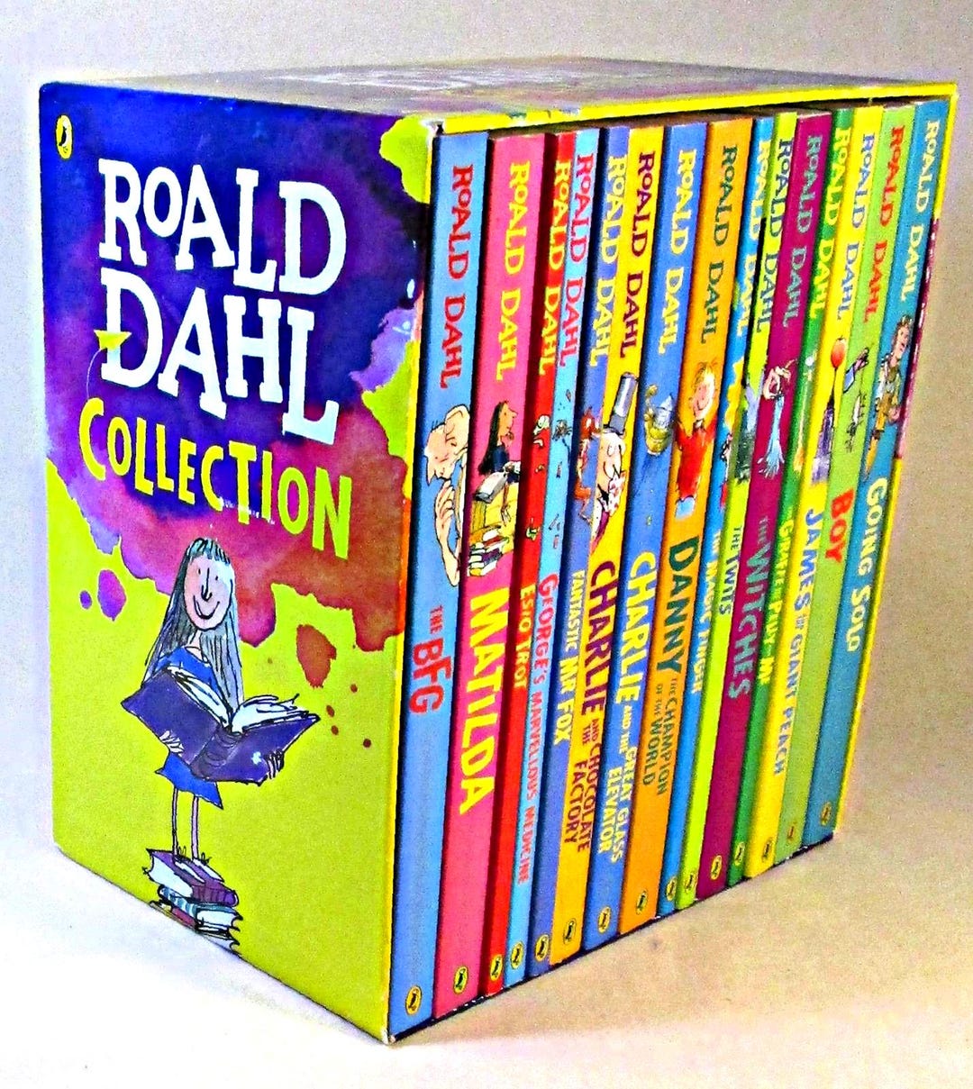 Roald Dahl Collection, 15 Titles Boxed Set, Roald Dahl, 2016 - Etsy