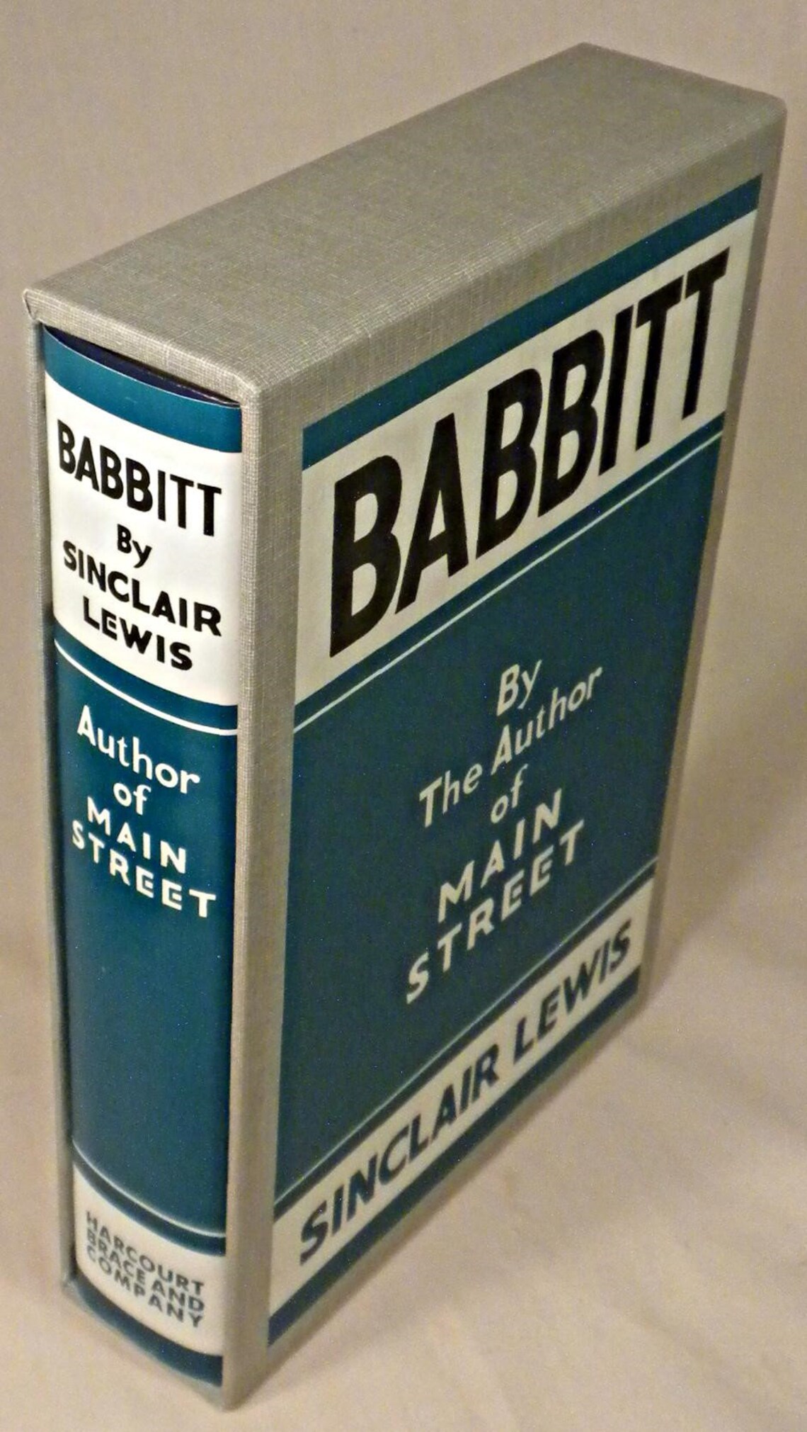 Babbitt Sinclair Lewis First Edition Facsimile of the 1922 | Etsy