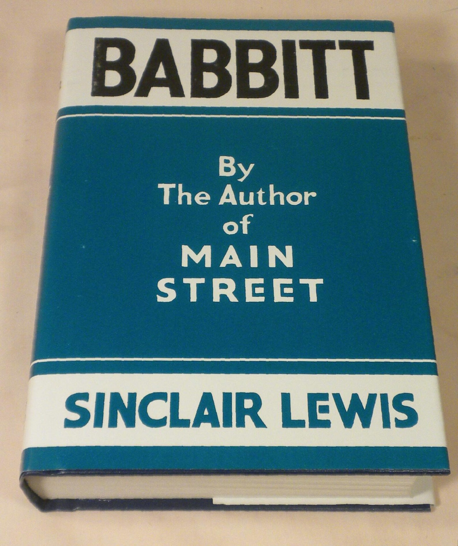 Babbitt Sinclair Lewis First Edition Facsimile of the 1922 | Etsy
