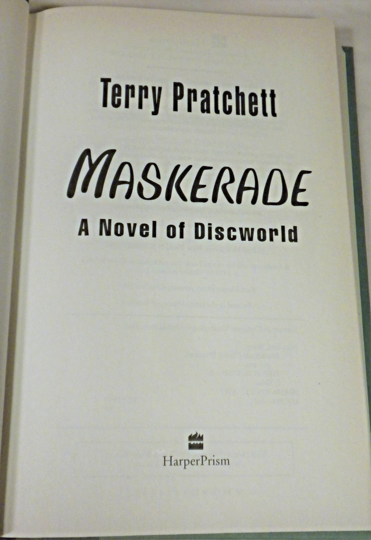 Maskerade Terry Pratchett Discworld