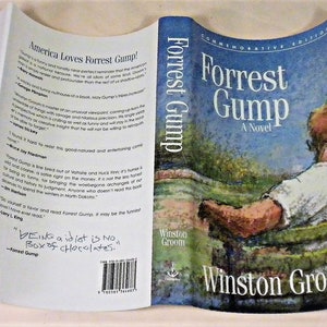 SIGNED, Forrest Gump, Winston Groom, Signed on the Title Page ...