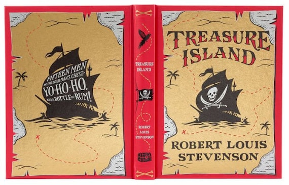Treasure Island Book Robert Louis Stevenson, Complete Works, London,