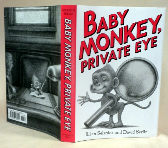 DOUBLE SIGNED Baby Monkey Private Eye Brian Selznick/david | Etsy Australia