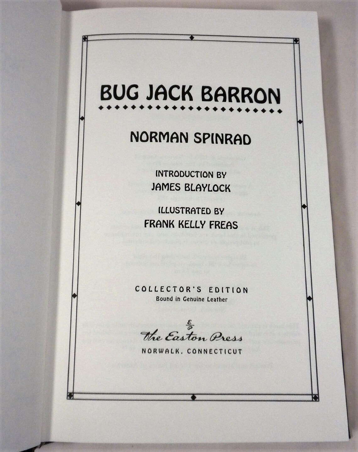 BUG JACK BARRON Norman Spinrad édition collector avec - Etsy France