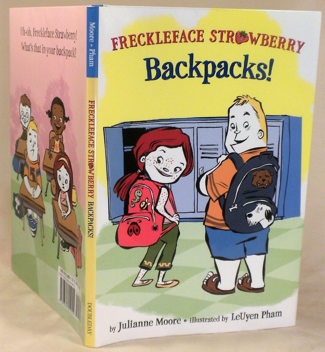 SIGNED, Julianne Moore, Freckleface Strawberry: Backpacks, Signed on ...