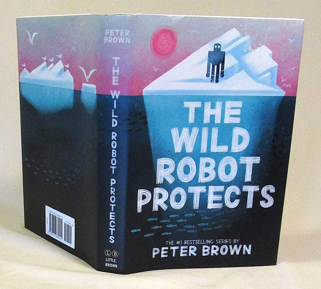 SIGNED, the Wild Robot Protects, Peter Brown, First Printing, 2023 ...
