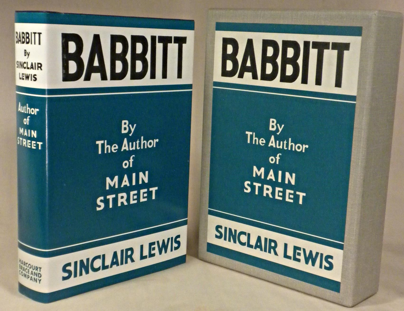 Babbitt Sinclair Lewis First Edition Facsimile of the 1922 - Etsy