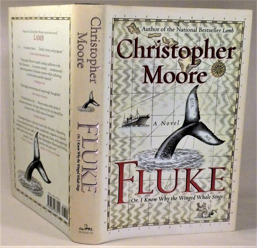 SIGNED, Fluke: Or, I Know Why the Winged Whale Sings, Christopher Moore, First Edition, First ...