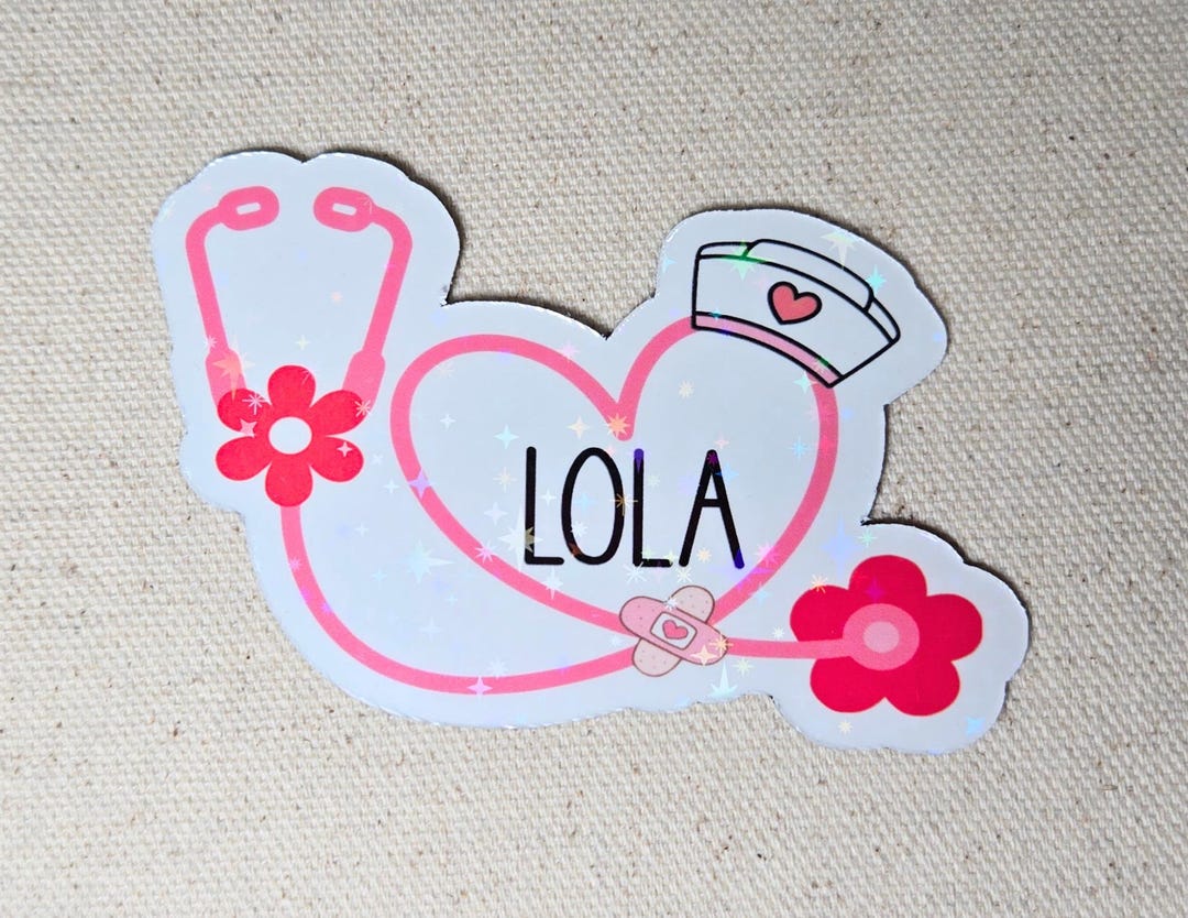Nurse Magnet, Stethoscope Name Tag, LVN Name Tag, Locker Magnet for ...
