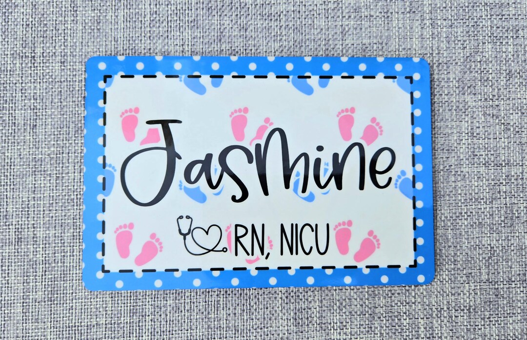 Nurse Magnet, RN Name Tag, Custom Nurse Name Tag, Locker Magnet for ...