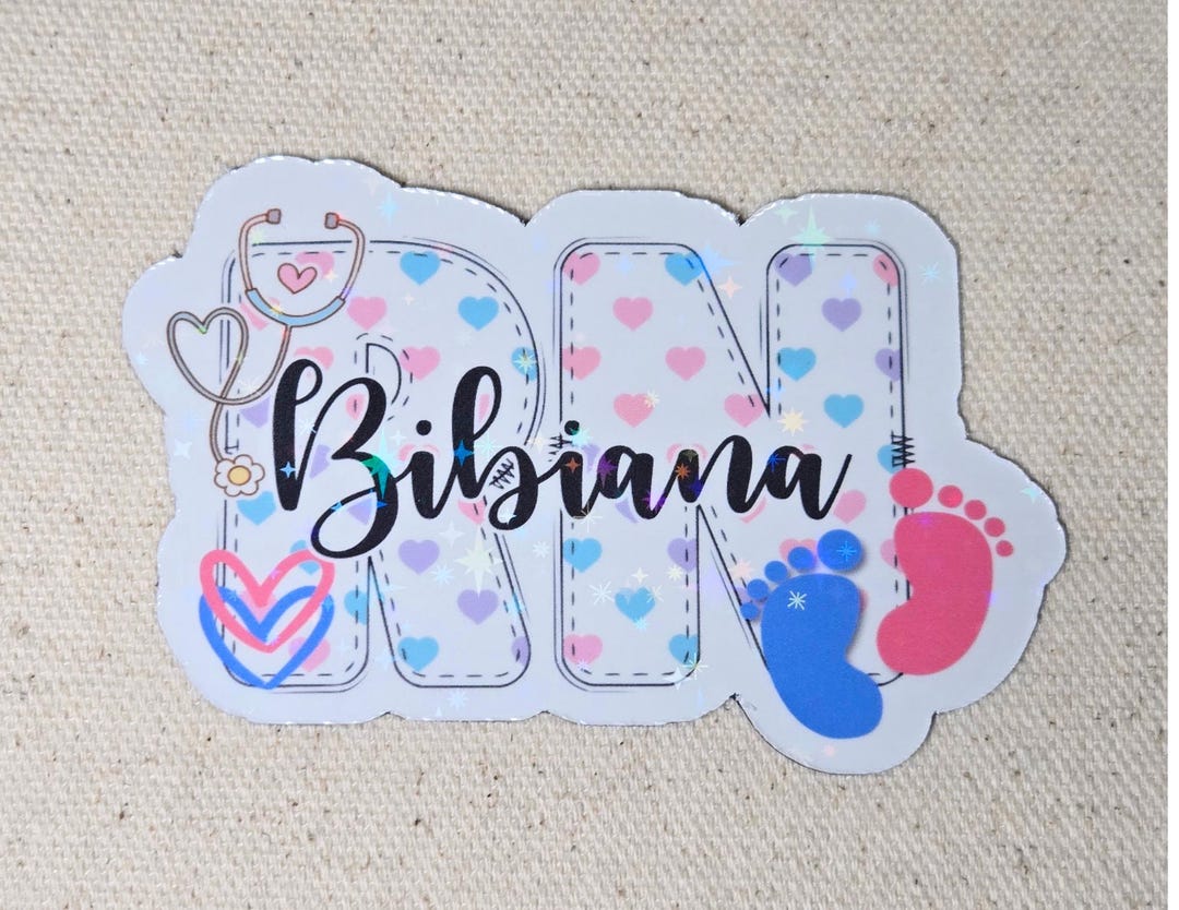 Nurse Magnet, RN Name Tag, LVN Name Tag, Labor and Delivery Magnet for ...