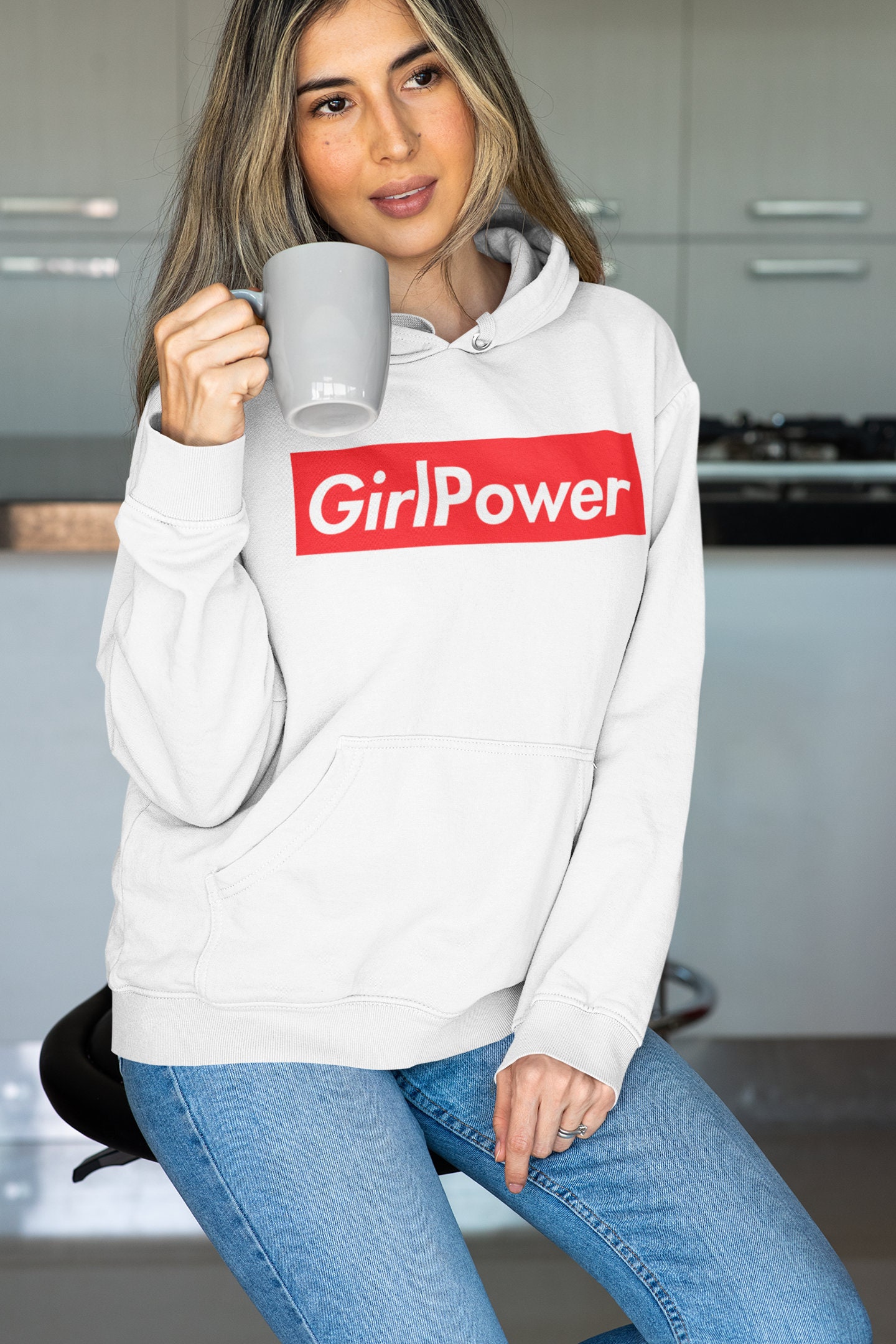 Girl Power Hoodie Simple Clean and Sexy Design Girl Boss - Etsy