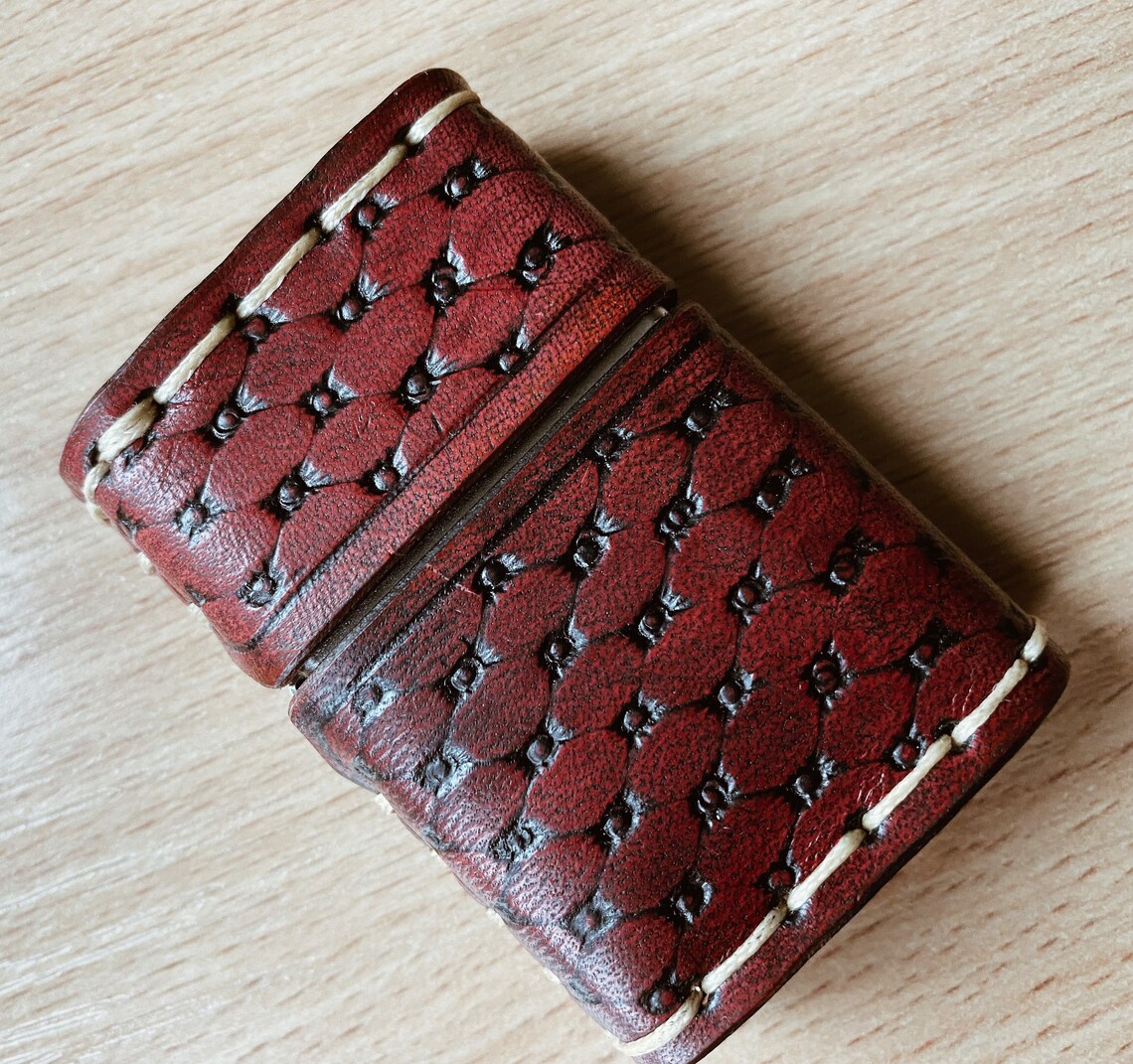 Leather Pouch/zippo Case/Compatible With Zippo | Etsy