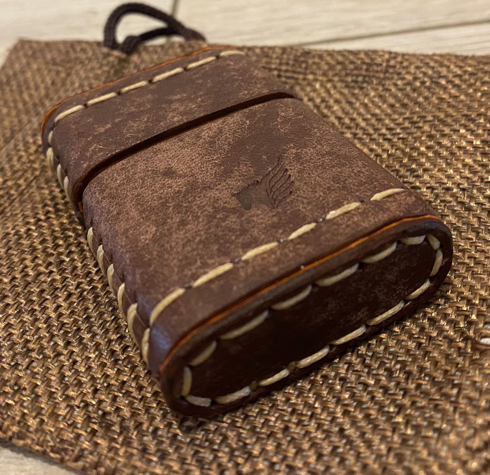 Zippo Leather Pouch/zippo Case/compatible With Zippo - Etsy