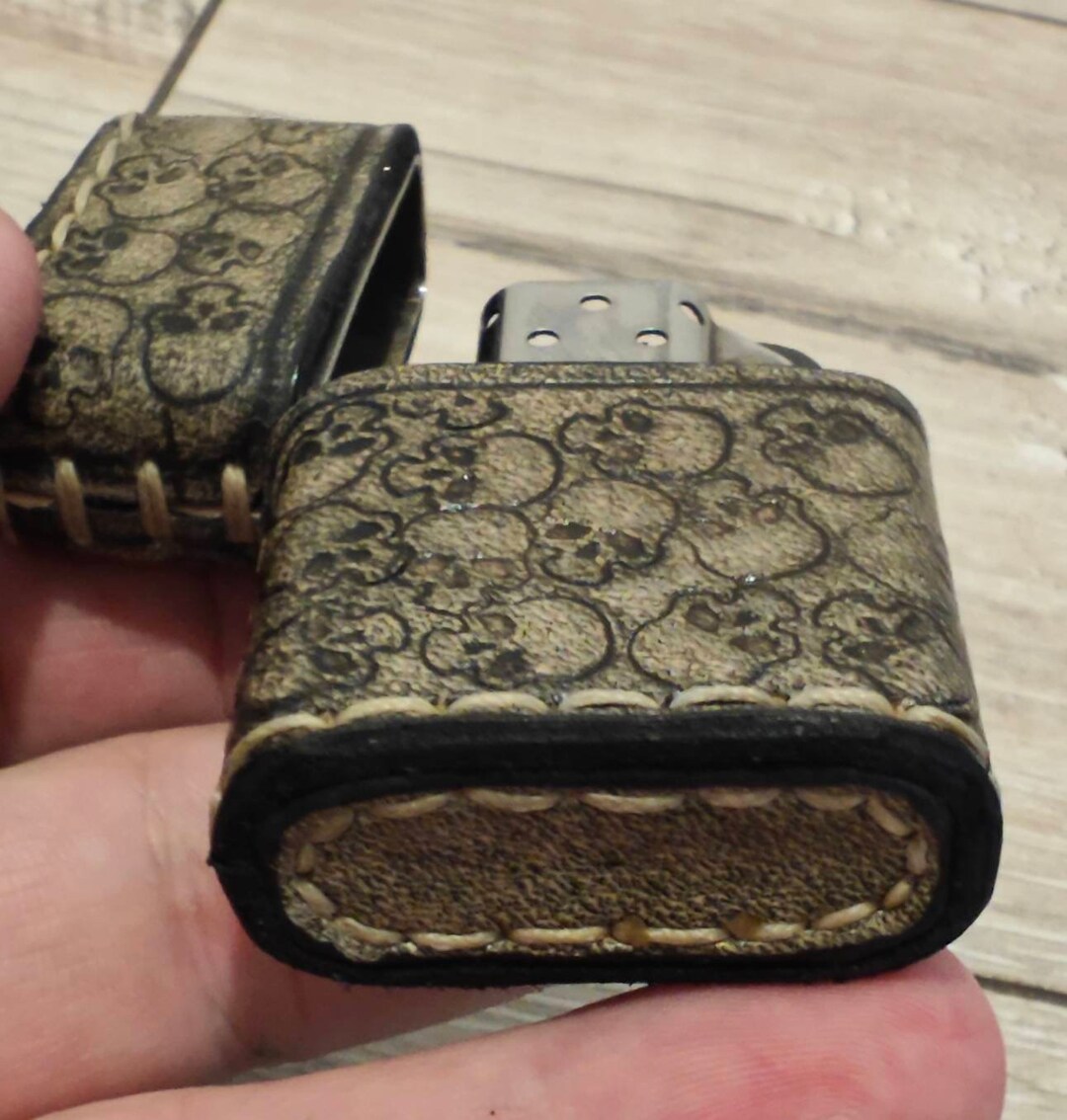 Zippo Leather Case/zippo Pouch/zippo Lighter Compatible/handmade/hand ...