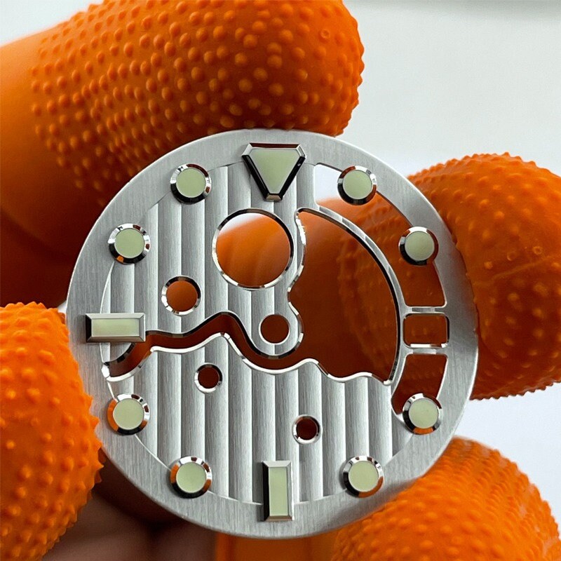 Skeleton Dial Blue NH35 Movement High-end Modification Dial Face 28.5mm ...