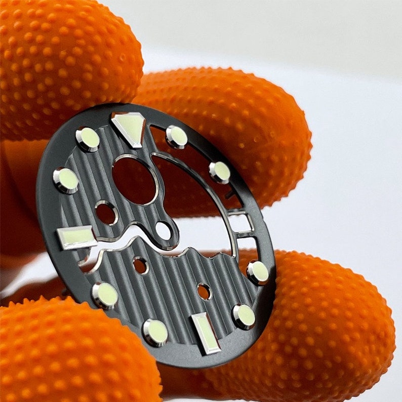 Skeleton Dial Blue NH35 Movement High-end Modification Dial Face 28.5mm ...