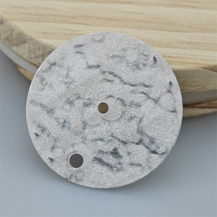 Modified NH35 Dial Black Gray Moon Face Fits NH35 NH36 Movement ...