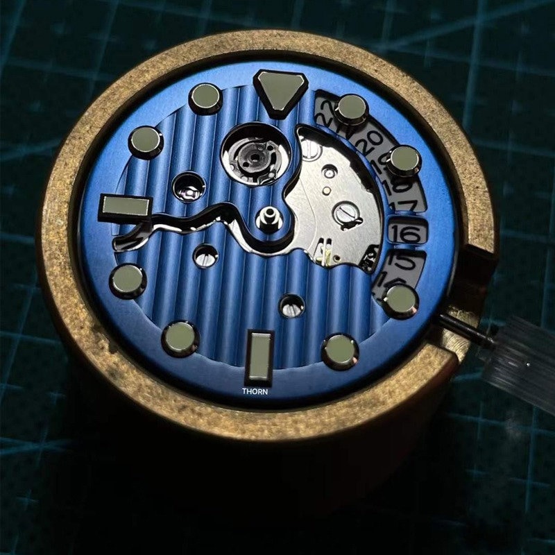 Skeleton Dial Blue NH35 Movement High-end Modification Dial Face 28.5mm ...