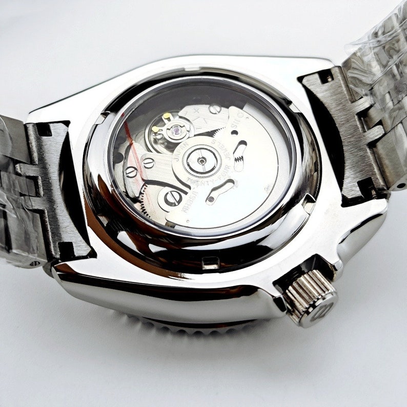 Customized Watches NH35 Mechanical Watch Luminous Dial MOD Green ...