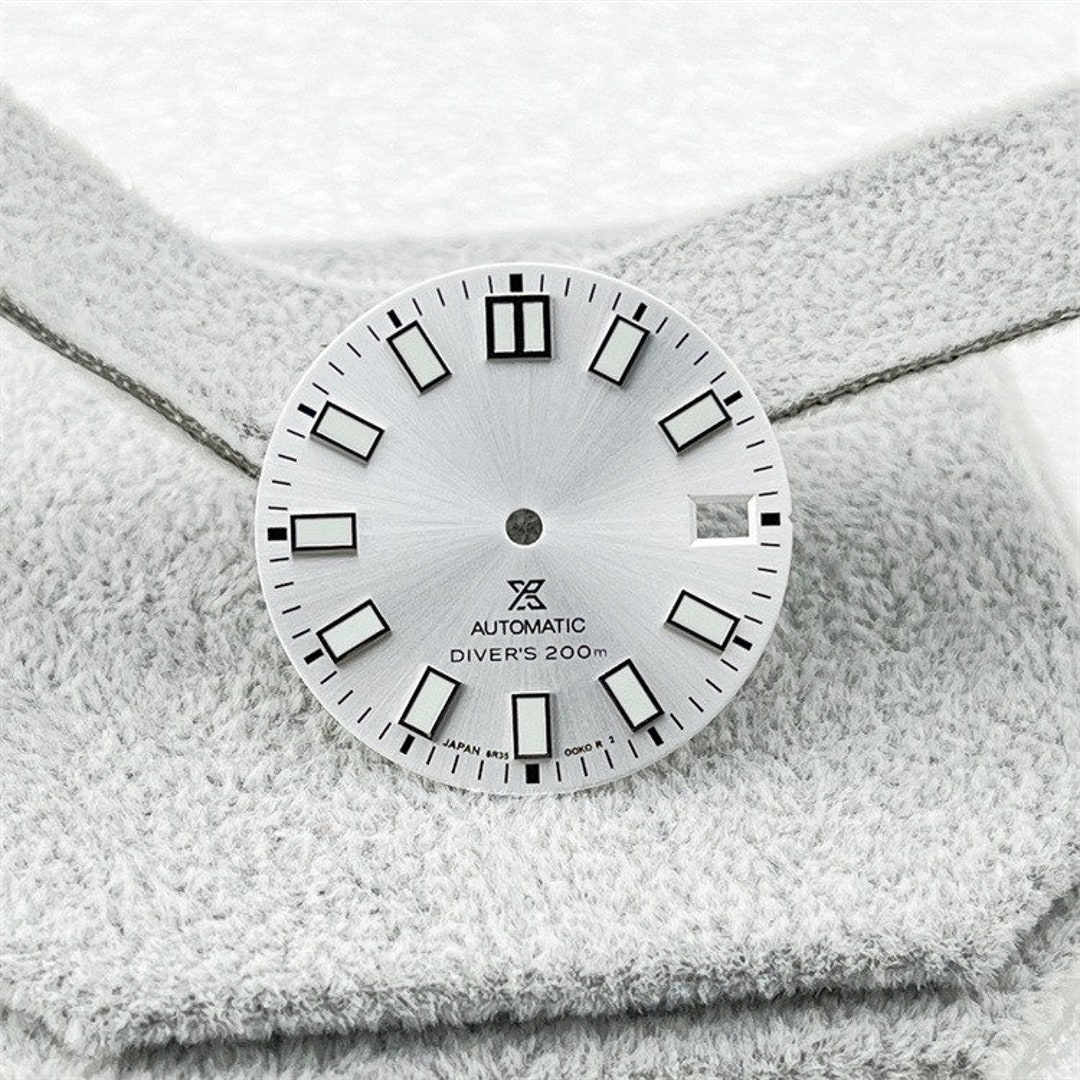 Vintage Modified Sunburst Watch Dial Blue Green White With Green ...